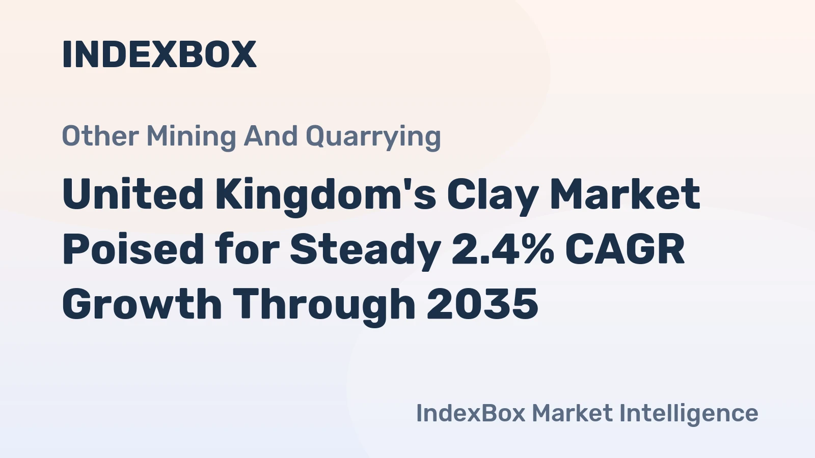 United Kingdom's Clay Market Poised for Steady 2.4% CAGR Growth Through 2035