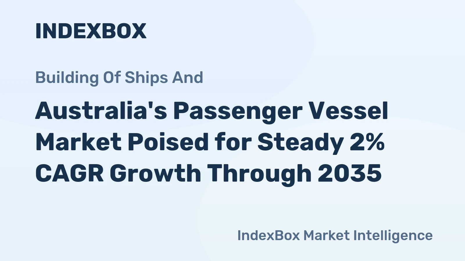 Australia's Passenger Vessel Market Poised for Steady 2% CAGR Growth Through 2035