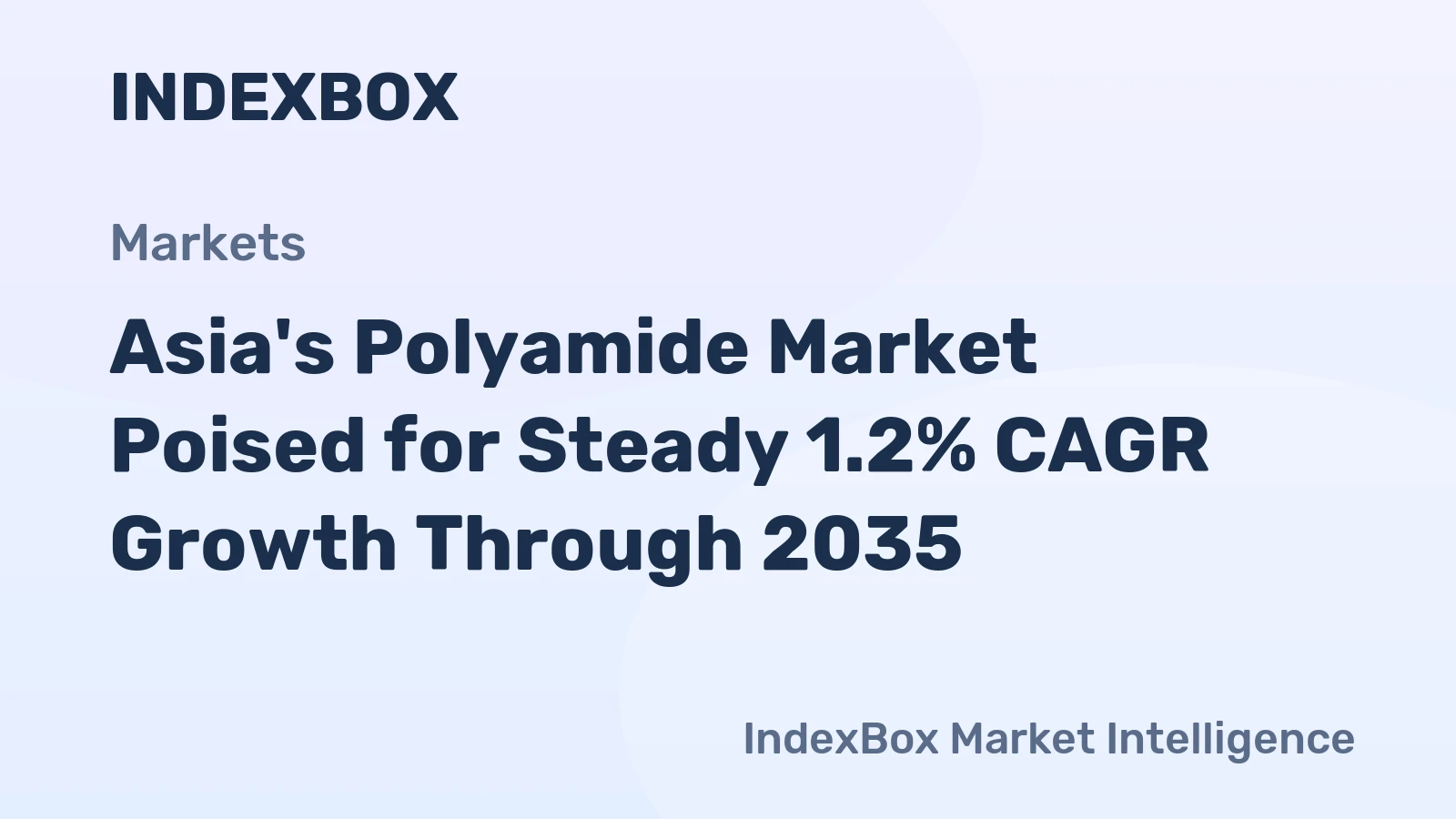 Asia's Polyamide Market Poised for Steady 1.2% CAGR Growth Through 2035