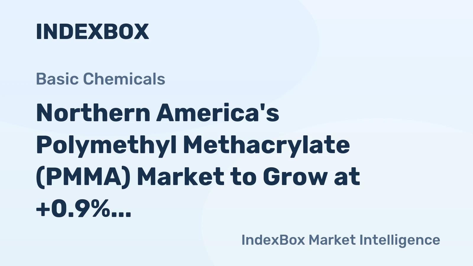 Northern America's Polymethyl Methacrylate (PMMA) Market to Grow at +0.9% CAGR through 2035