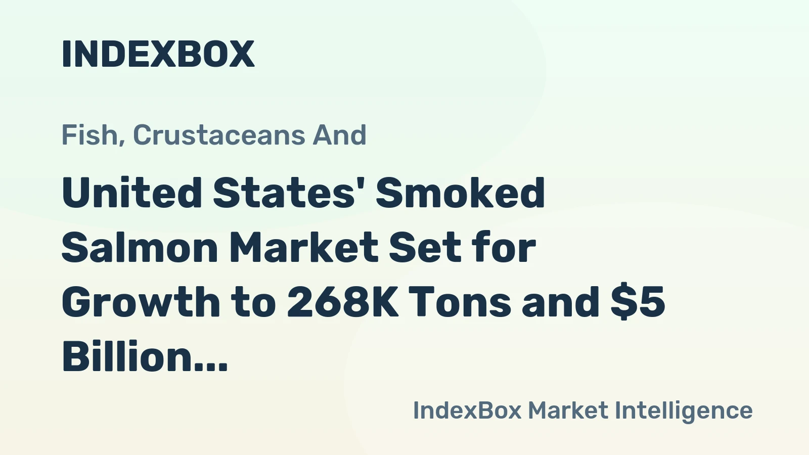 United States' Smoked Salmon Market Set for Growth to 268K Tons and $5 Billion in Value
