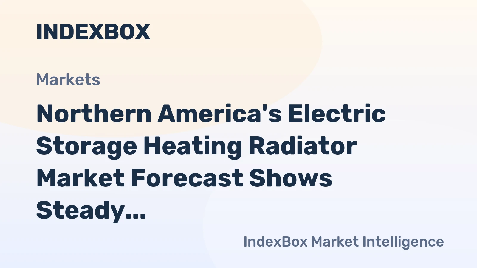 Northern America's Electric Storage Heating Radiator Market Forecast Shows Steady Growth with a 1.5% CAGR in Value