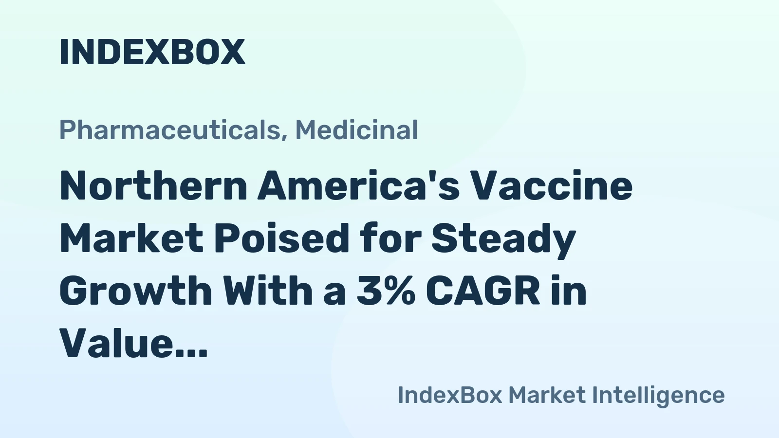 Northern America's Vaccine Market Poised for Steady Growth With a 3% CAGR in Value