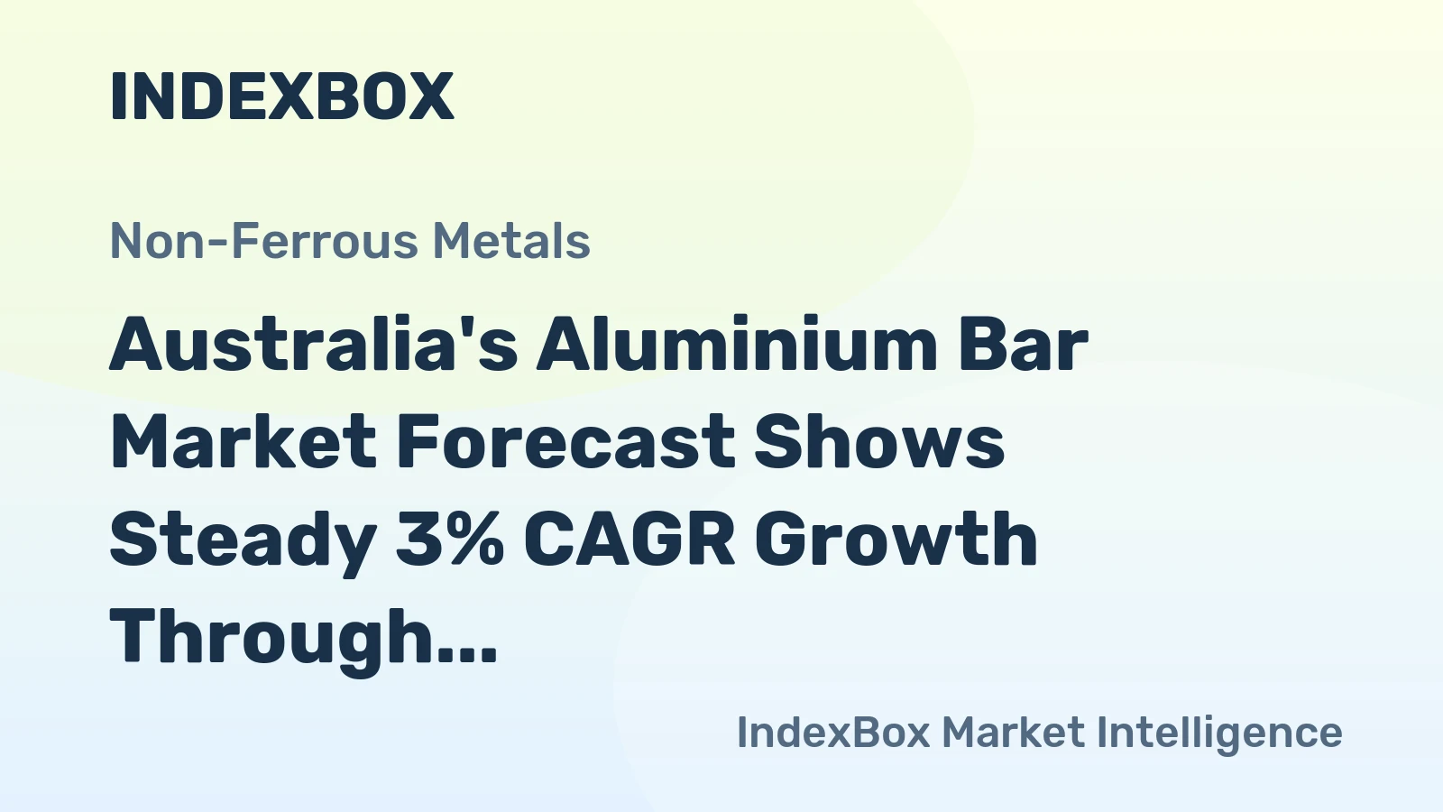 Australia's Aluminium Bar Market Forecast Shows Steady 3% CAGR Growth Through 2035