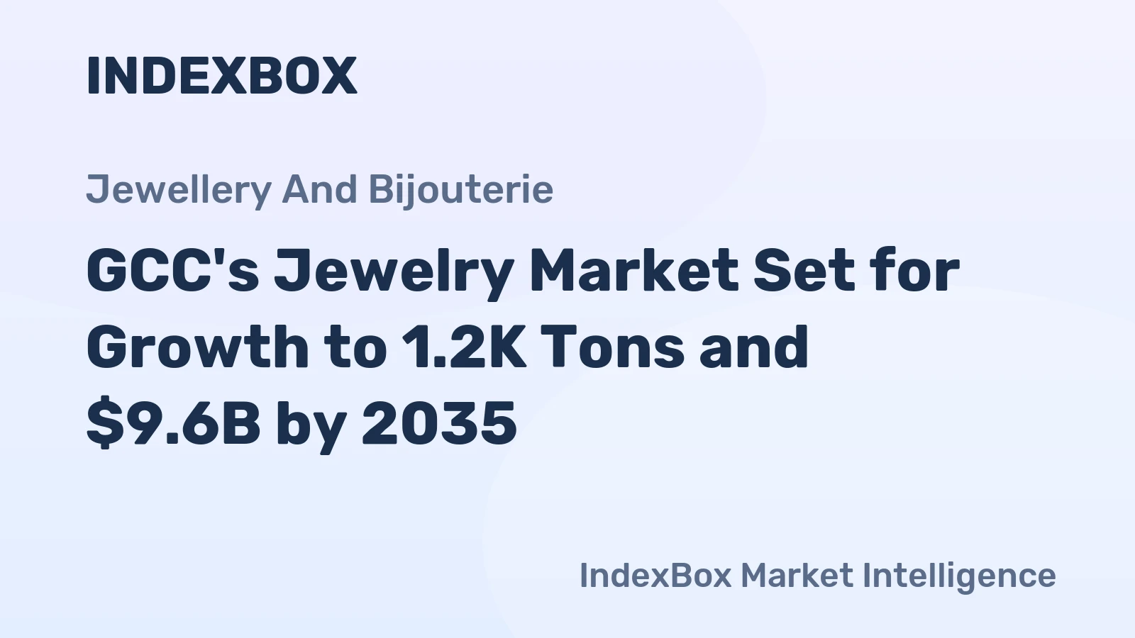 GCC's Jewelry Market Set for Growth to 1.2K Tons and $9.6B by 2035