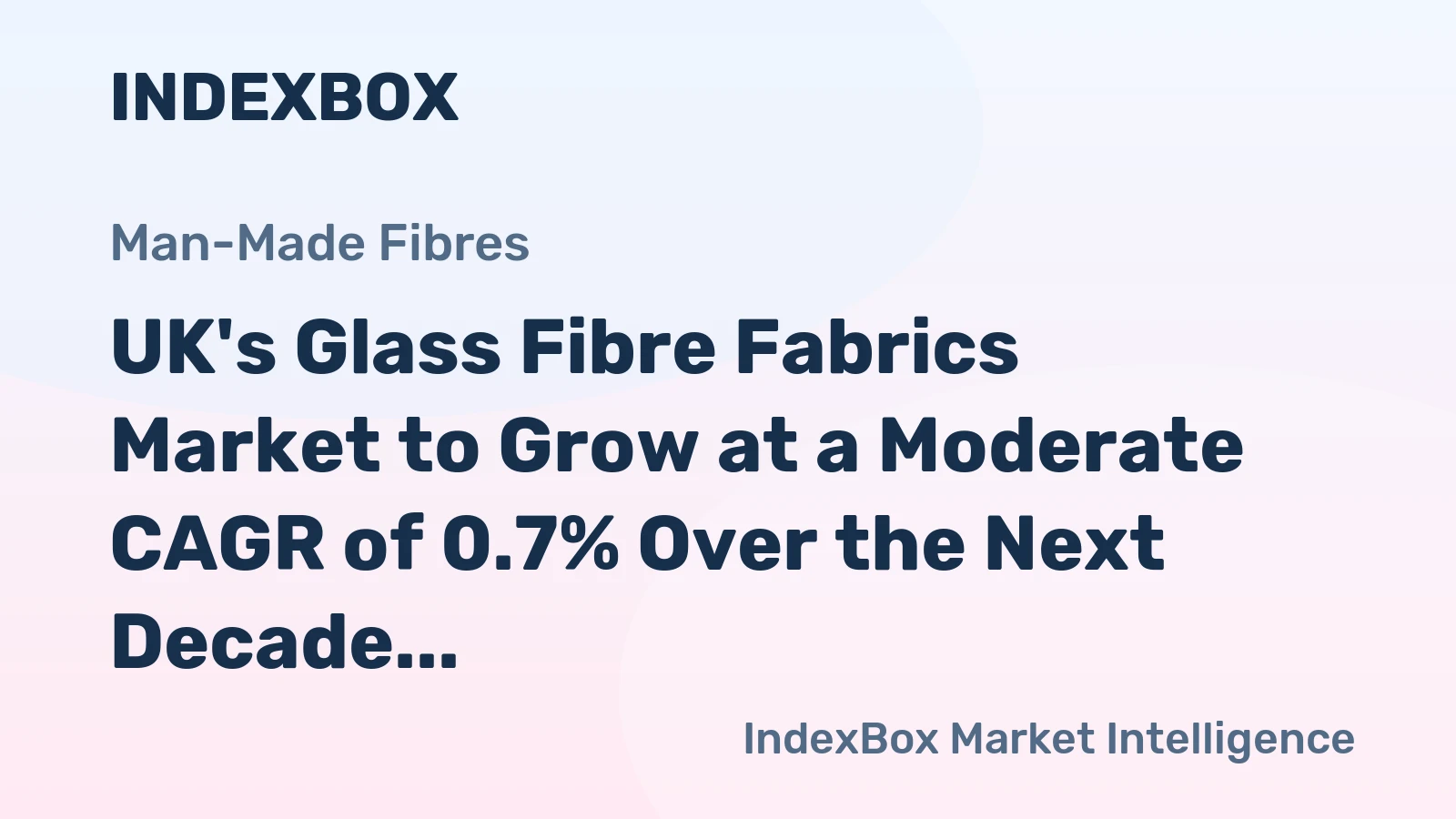UK's Glass Fibre Fabrics Market to Grow at a Moderate CAGR of 0.7% Over the Next Decade