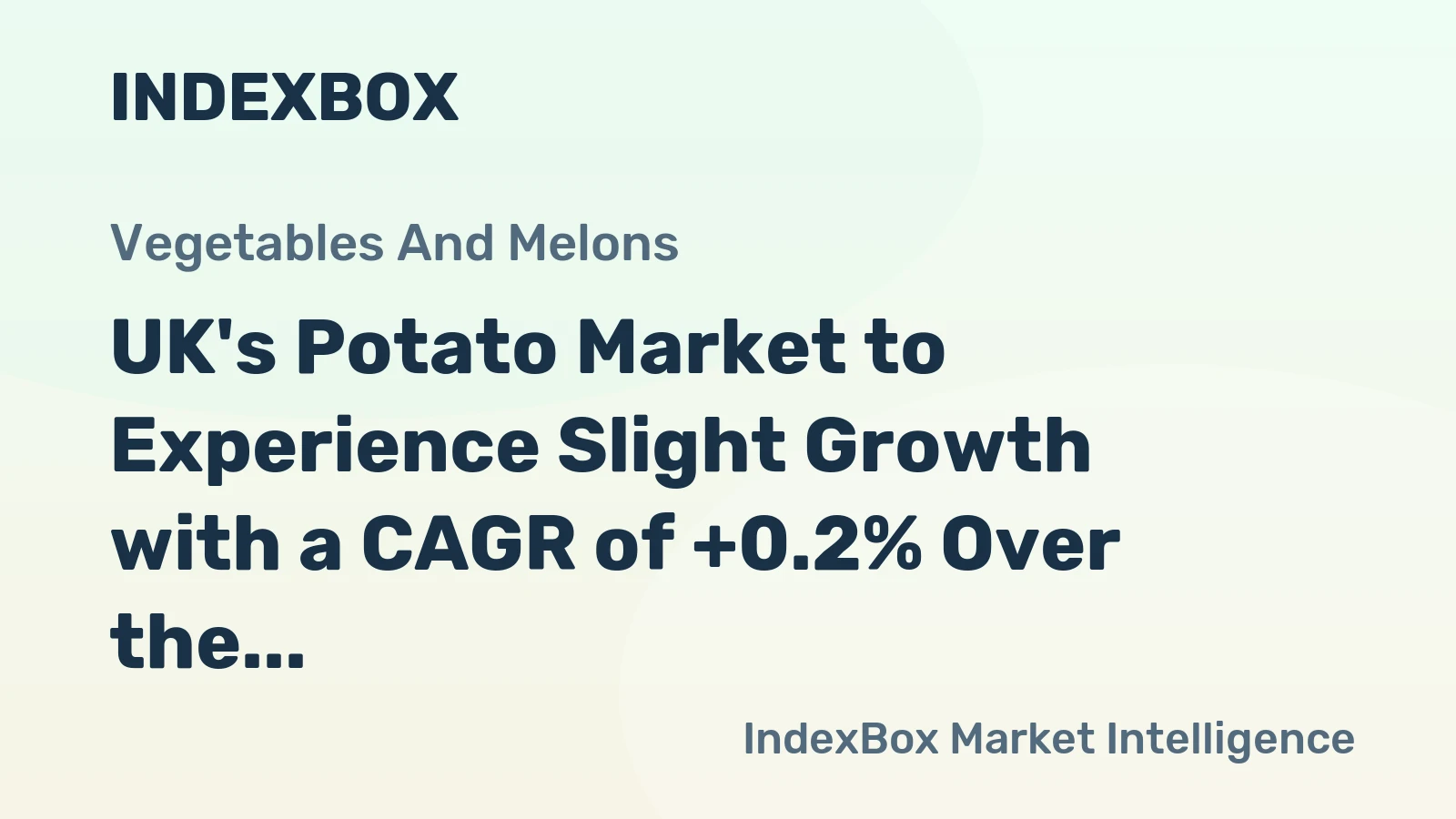UK's Potato Market to Experience Slight Growth with a CAGR of +0.2% Over the Next Decade