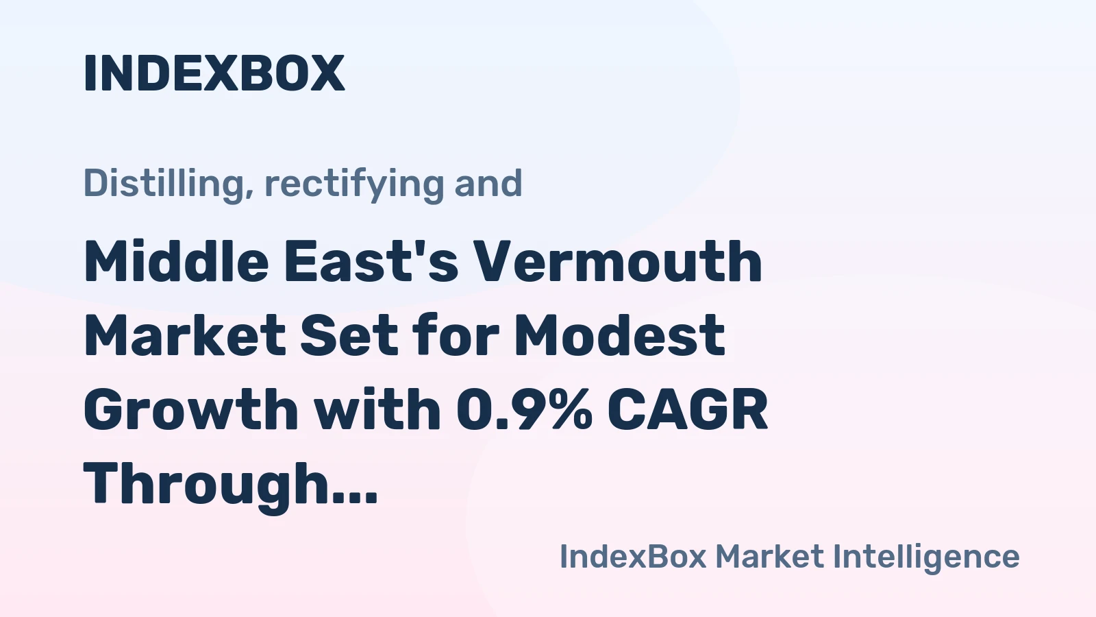 Middle East's Vermouth Market Set for Modest Growth with 0.9% CAGR Through 2035