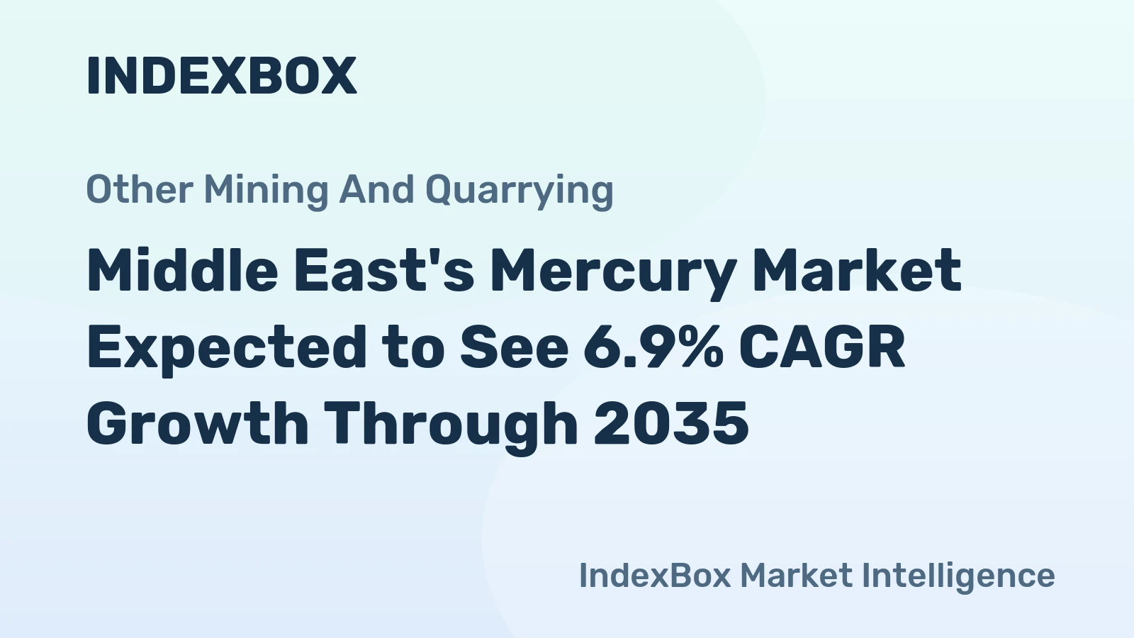 Middle East's Mercury Market Expected to See 6.9% CAGR Growth Through 2035