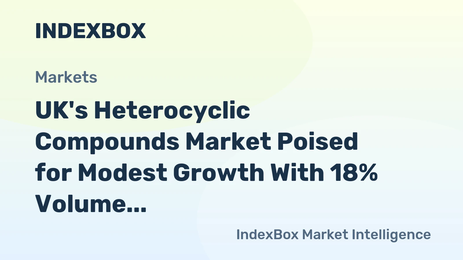 UK's Heterocyclic Compounds Market Poised for Modest Growth With 18% Volume CAGR Through 2035