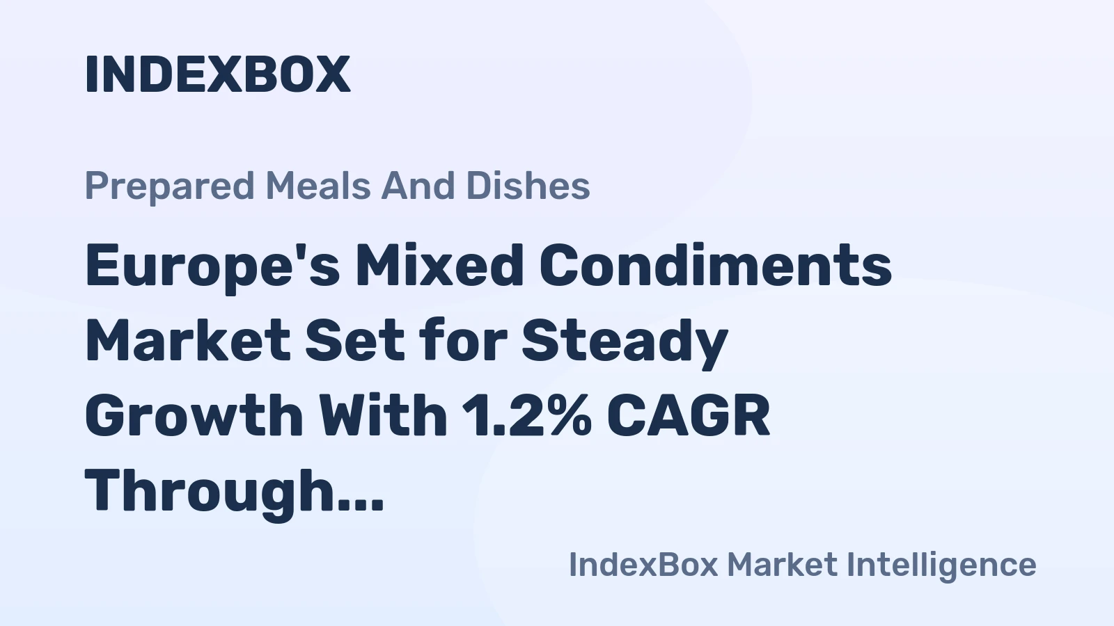 Europe's Mixed Condiments Market Set for Steady Growth With 1.2% CAGR Through 2035