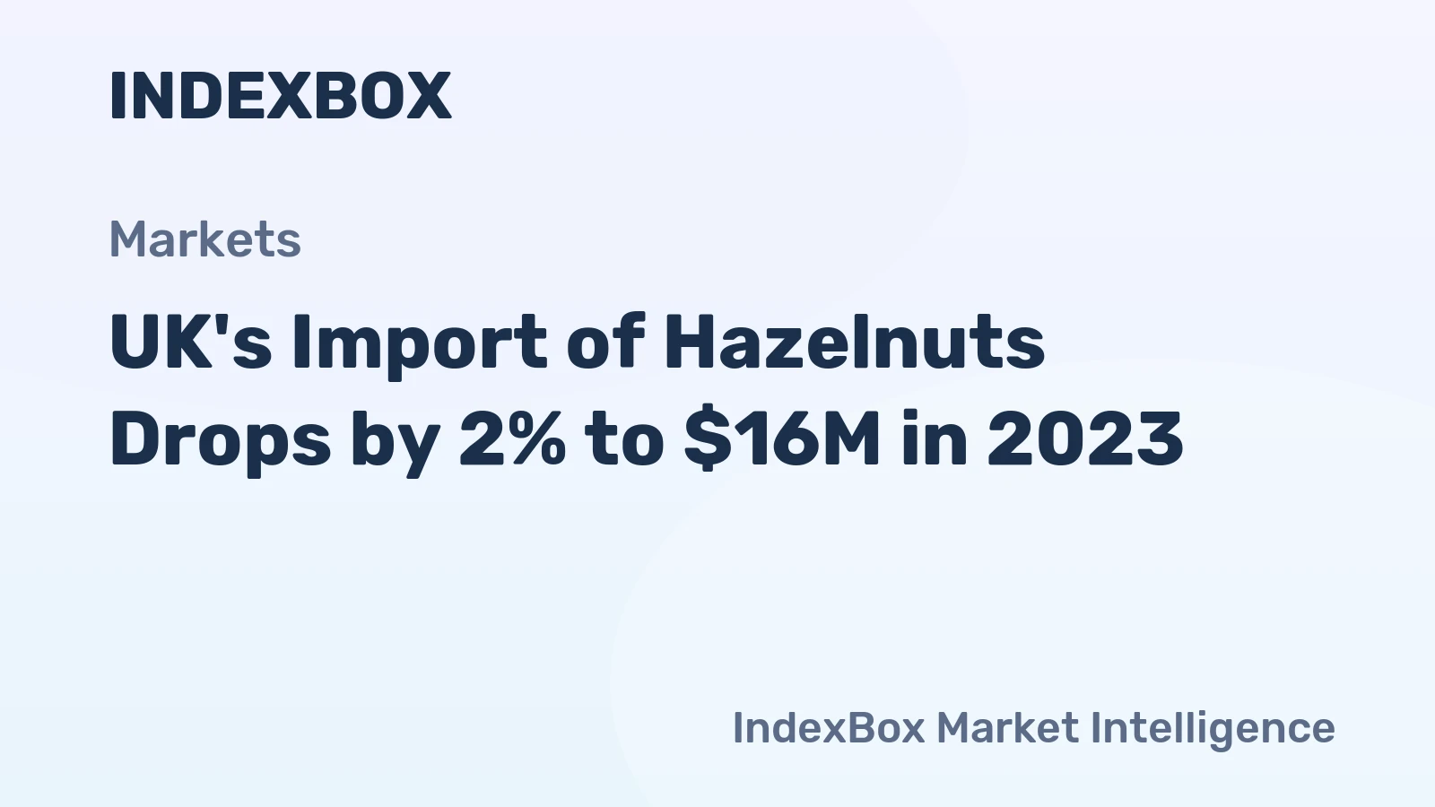 UK's Import of Hazelnuts Drops by 2% to $16M in 2023