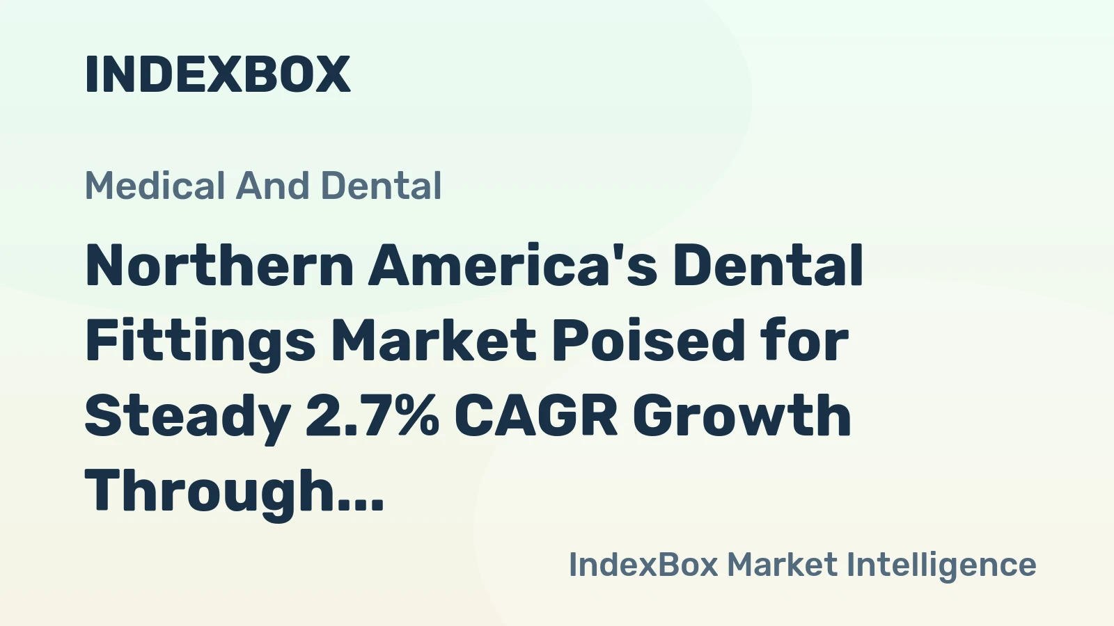 Northern America's Dental Fittings Market Poised for Steady 2.7% CAGR Growth Through 2035