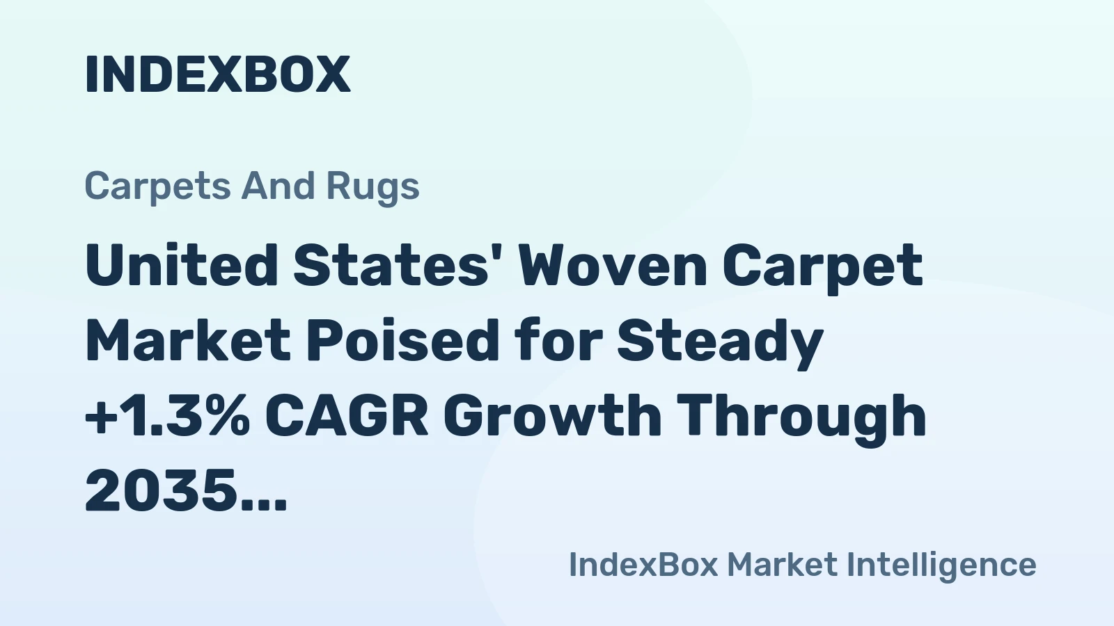 United States' Woven Carpet Market Poised for Steady +1.3% CAGR Growth Through 2035