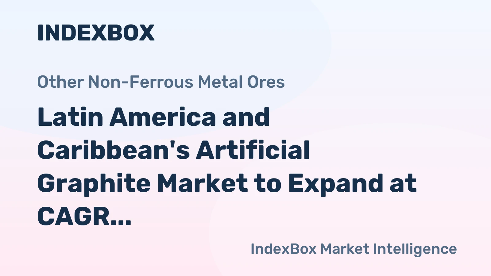 Latin America and Caribbean's Artificial Graphite Market to Expand at CAGR of +0.9% through 2035