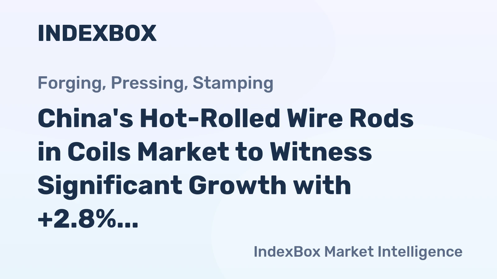China's Hot-Rolled Wire Rods in Coils Market to Witness Significant Growth with +2.8% CAGR by 2035