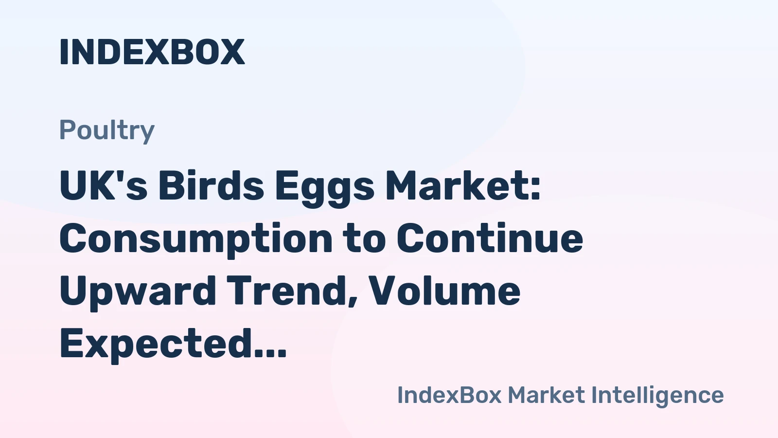 UK's Birds Eggs Market: Consumption to Continue Upward Trend, Volume Expected to Reach 761K tons by 2035, Value to Hit $2.4B