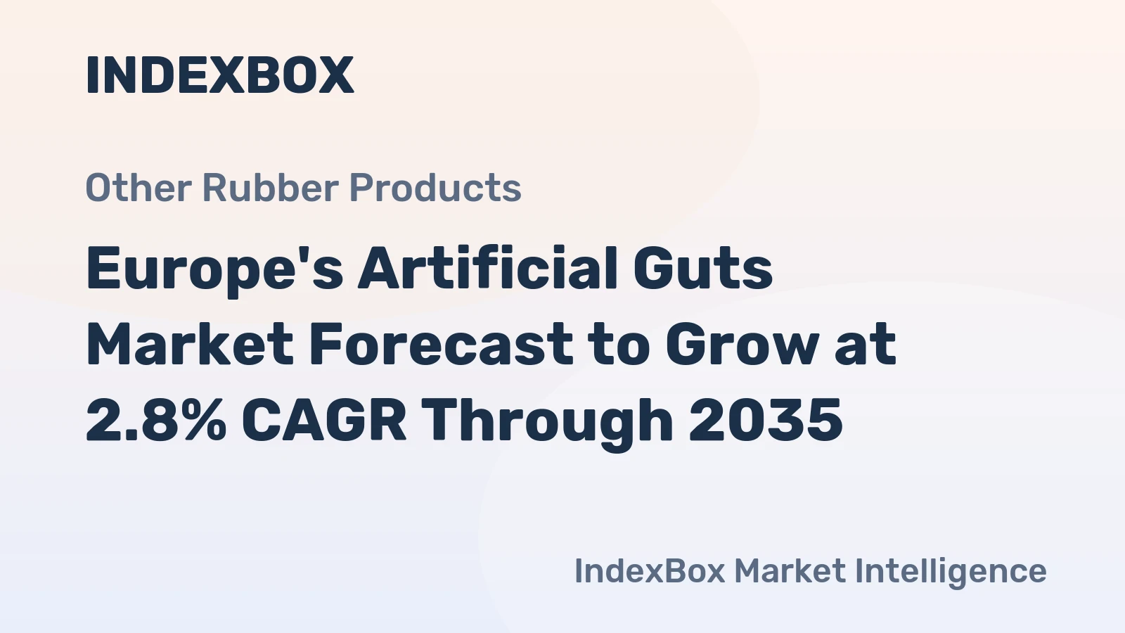 Europe's Artificial Guts Market Forecast to Grow at 2.8% CAGR Through 2035