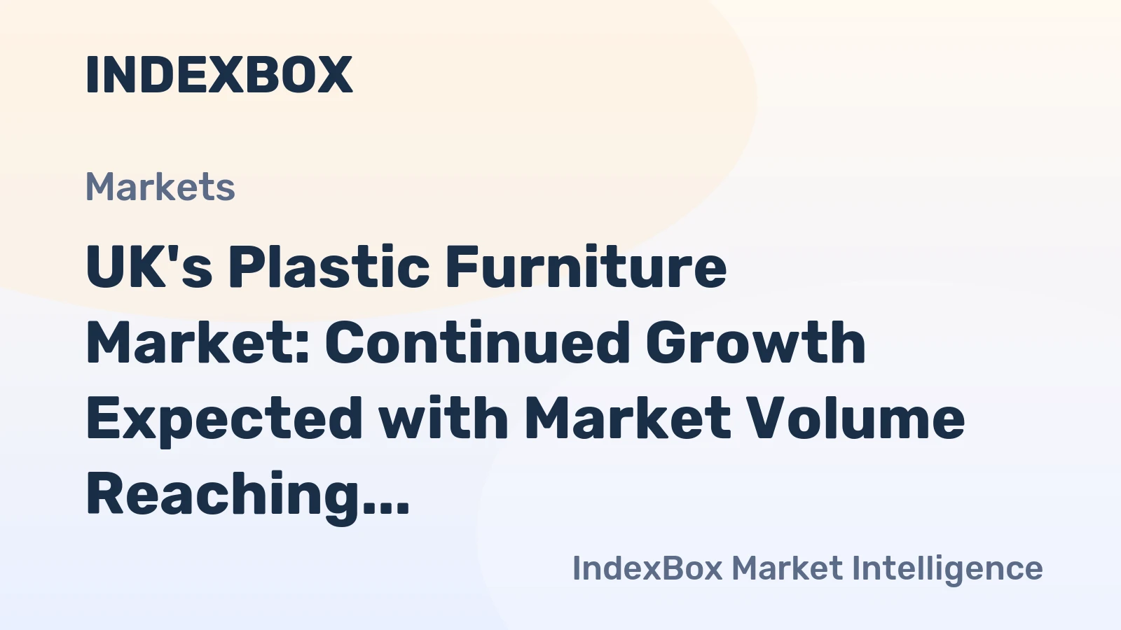 UK's Plastic Furniture Market: Continued Growth Expected with Market Volume Reaching 48M Units and Market Value at $196M by 2035