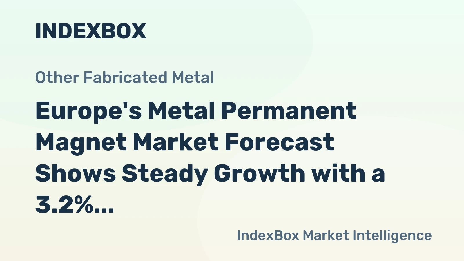 Europe's Metal Permanent Magnet Market Forecast Shows Steady Growth with a 3.2% CAGR in Value Through 2035
