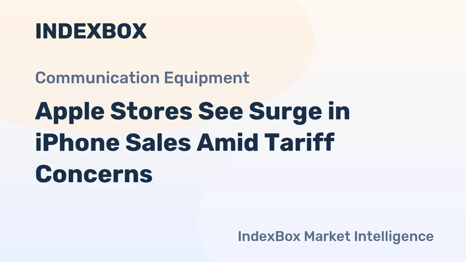 Apple Stores See Surge in iPhone Sales Amid Tariff Concerns