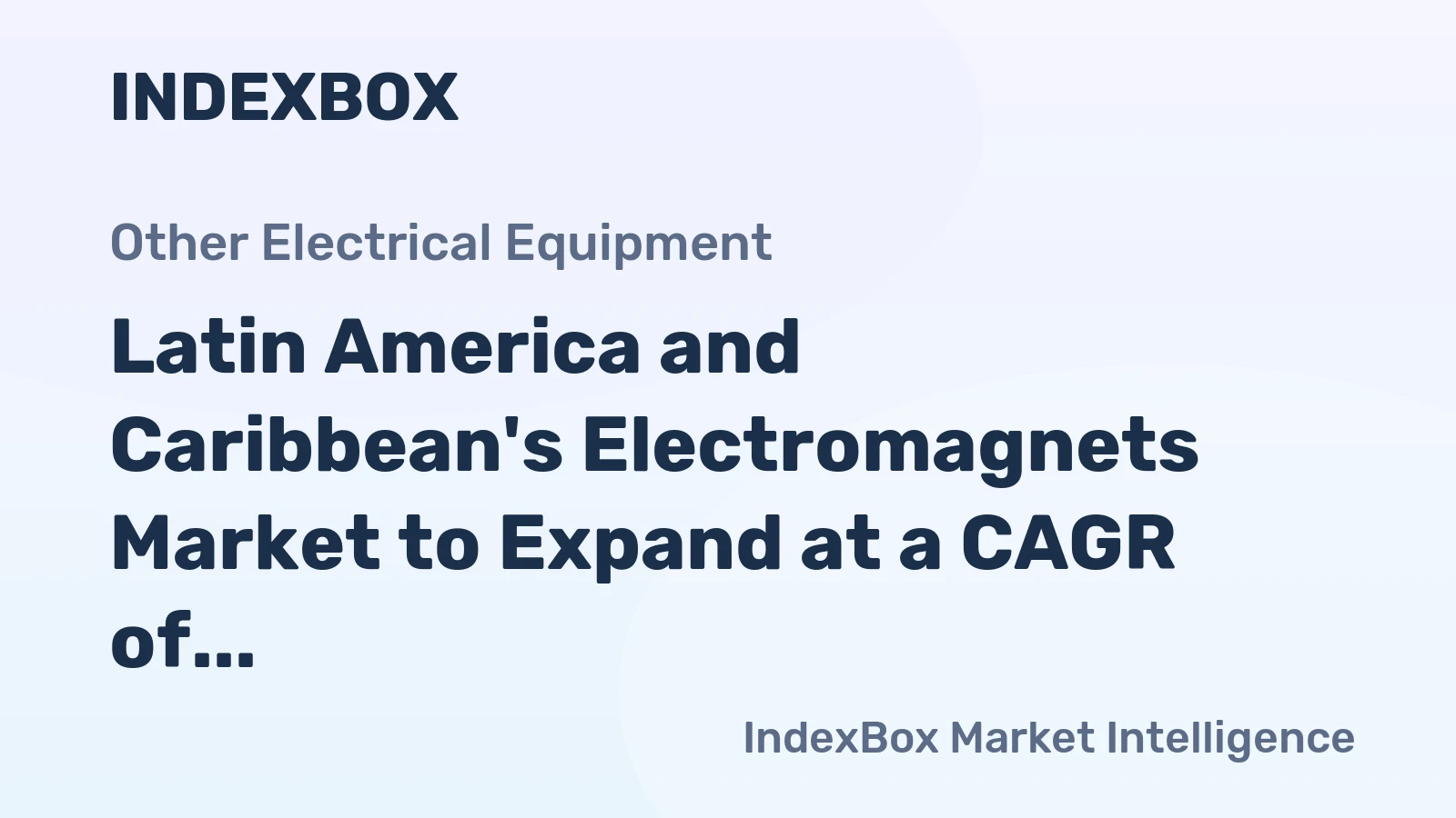 Latin America and Caribbean's Electromagnets Market to Expand at a CAGR of +0.6% from 2024 to 2035, Reaching 26K Tons