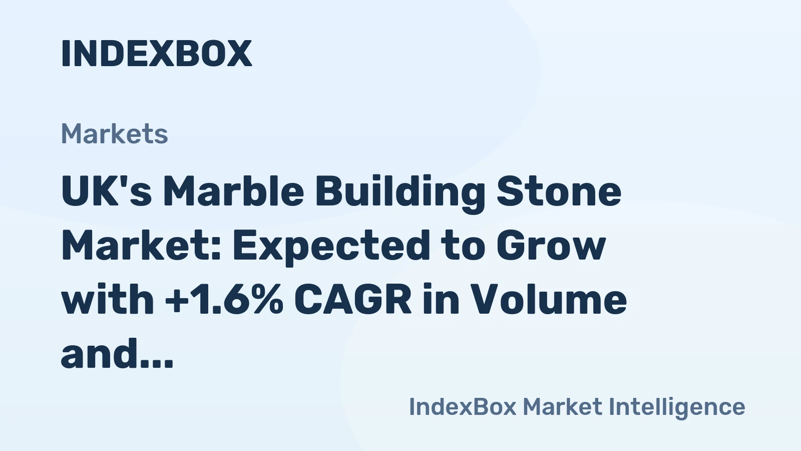 UK's Marble Building Stone Market: Expected to Grow with +1.6% CAGR in Volume and +1.8% CAGR in Value, Reaching 85K tons and $233M by 2035
