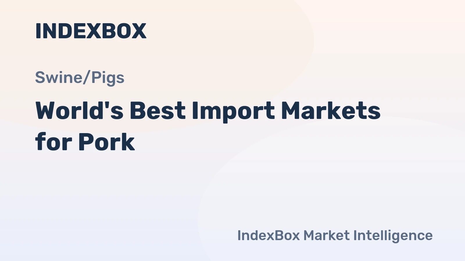 World's Best Import Markets for Pork