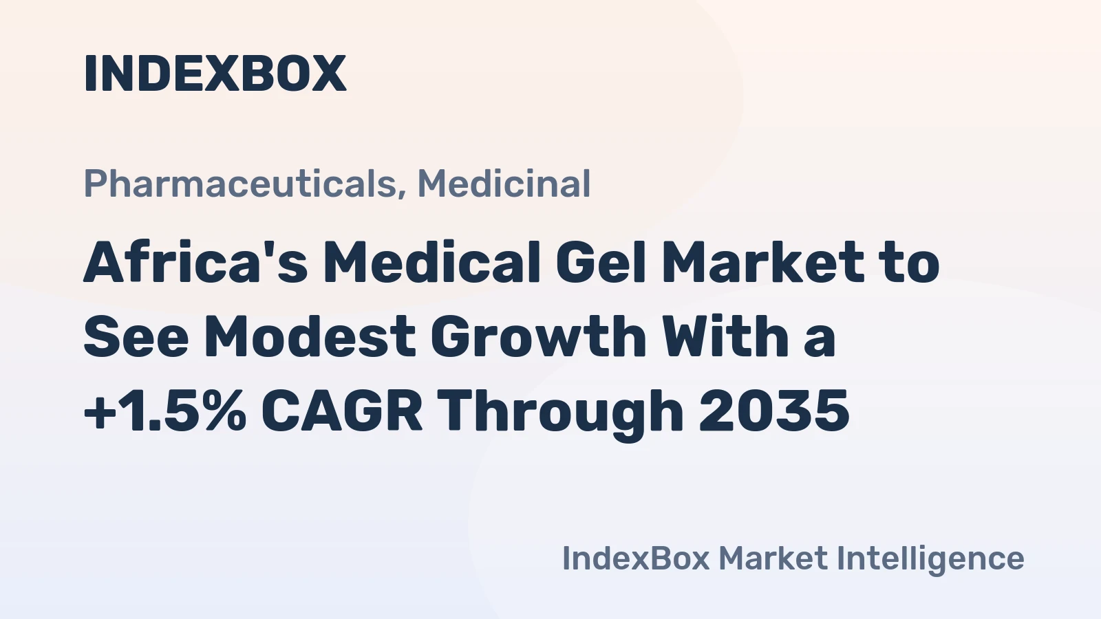 Africa's Medical Gel Market to See Modest Growth With a +1.5% CAGR Through 2035