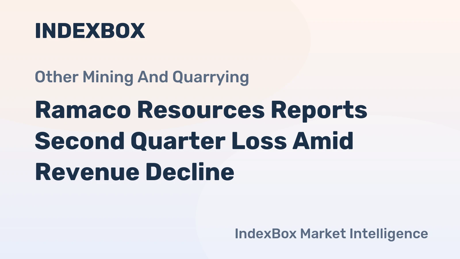 Ramaco Resources Reports Second Quarter Loss Amid Revenue Decline