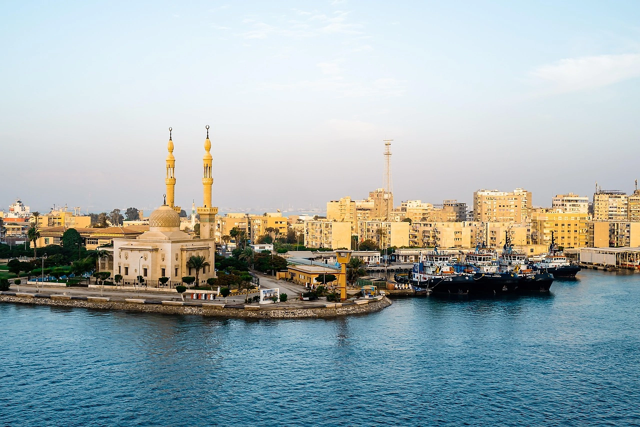 Crew Rescued from Grounded Cargo Ship Fener Near Suez Canal
