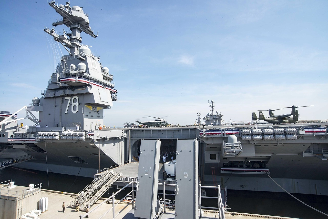 USS Gerald R. Ford Faces Sewage System Failures and Fire After 334-Day Deployment