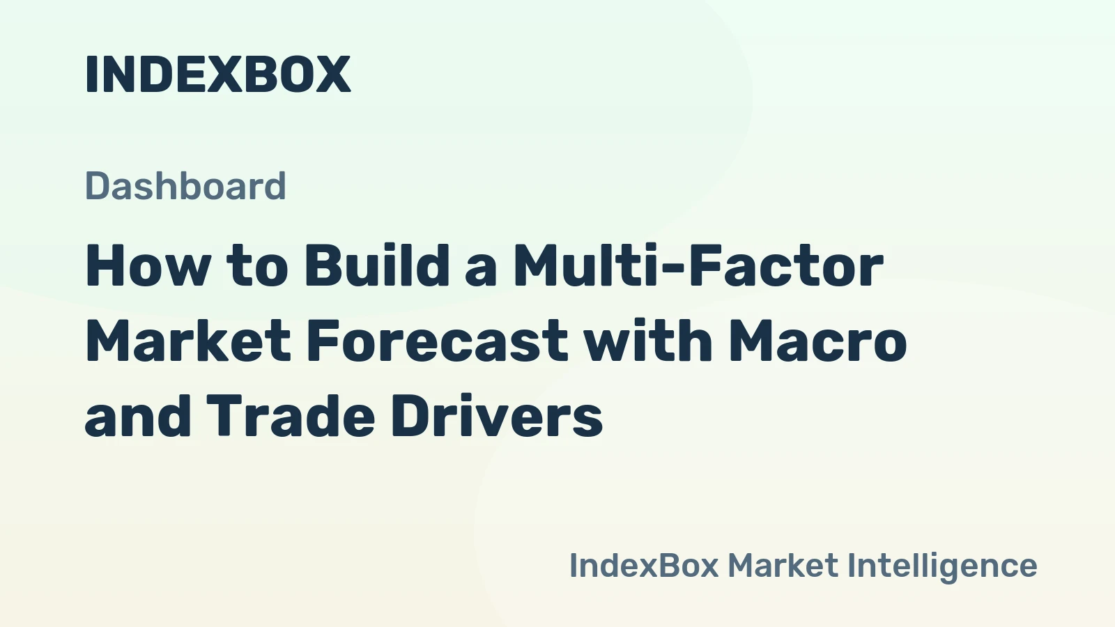 How to Build a Multi-Factor Market Forecast with Macro and Trade Drivers