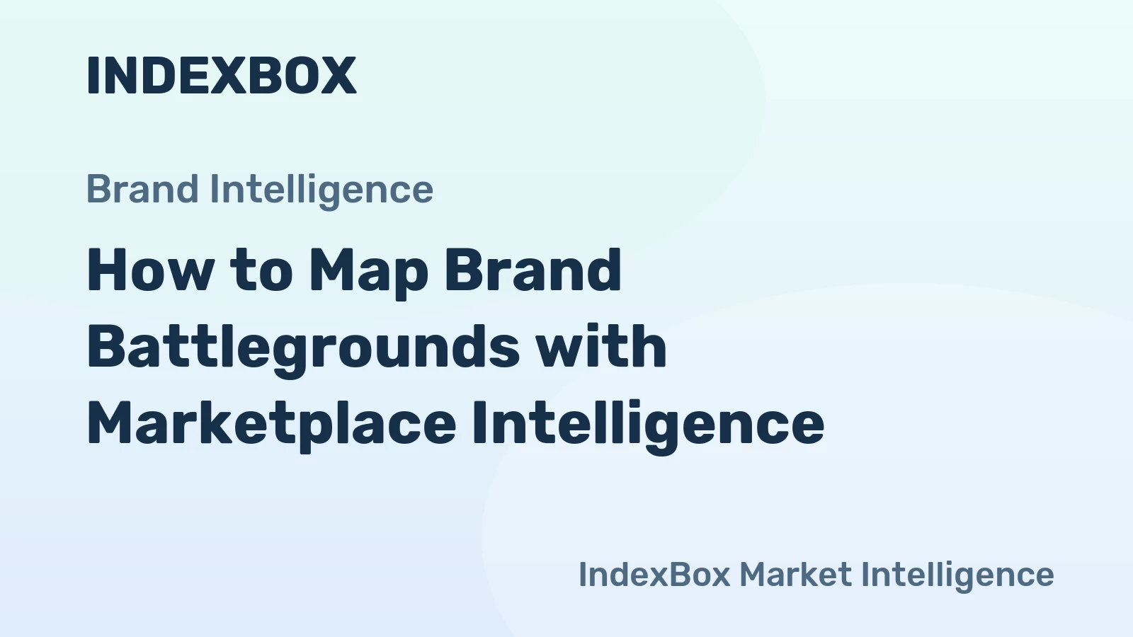 How to Map Brand Battlegrounds with Marketplace Intelligence