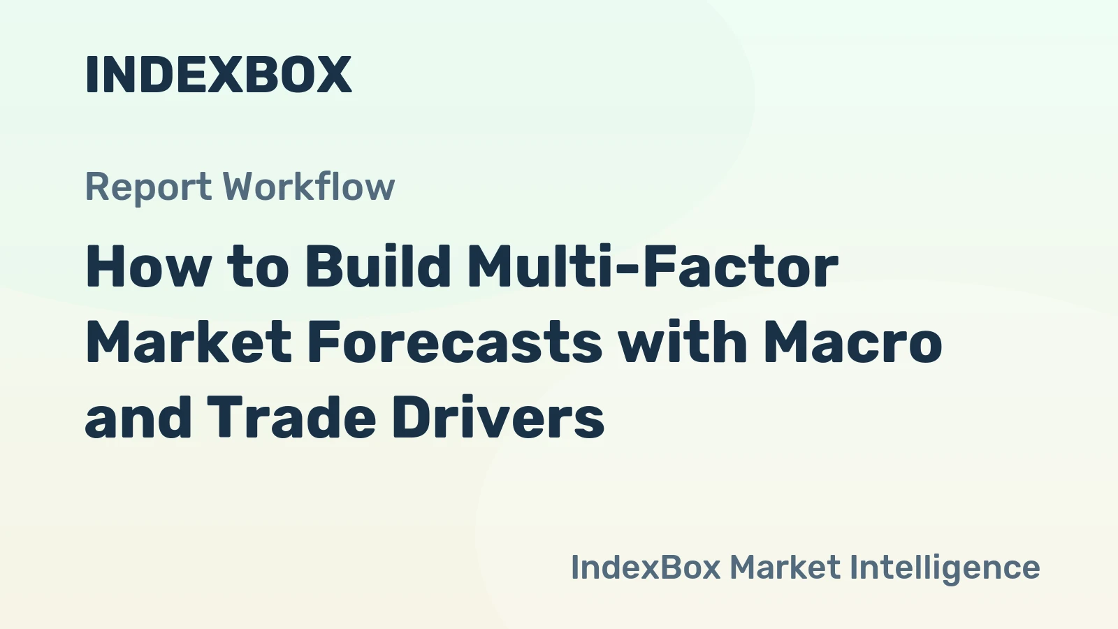 How to Build Multi-Factor Market Forecasts with Macro and Trade Drivers