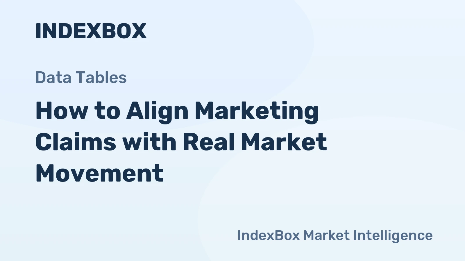How to Align Marketing Claims with Real Market Movement