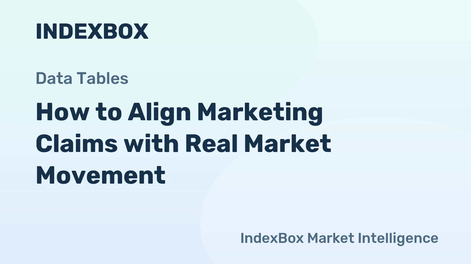 How to Align Marketing Claims with Real Market Movement