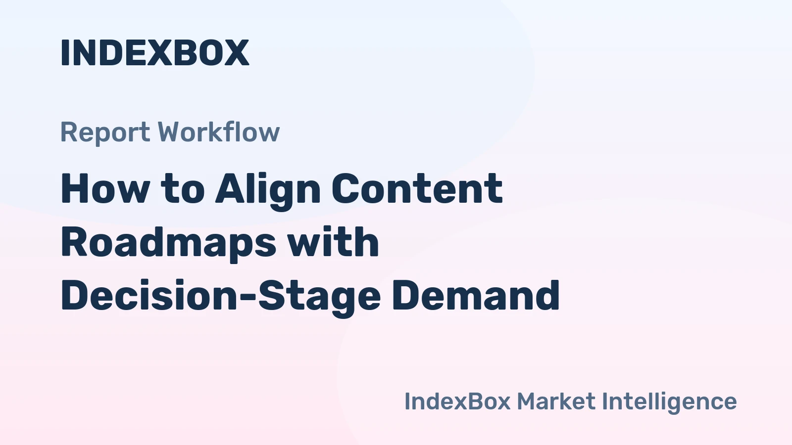 How to Align Content Roadmaps with Decision-Stage Demand