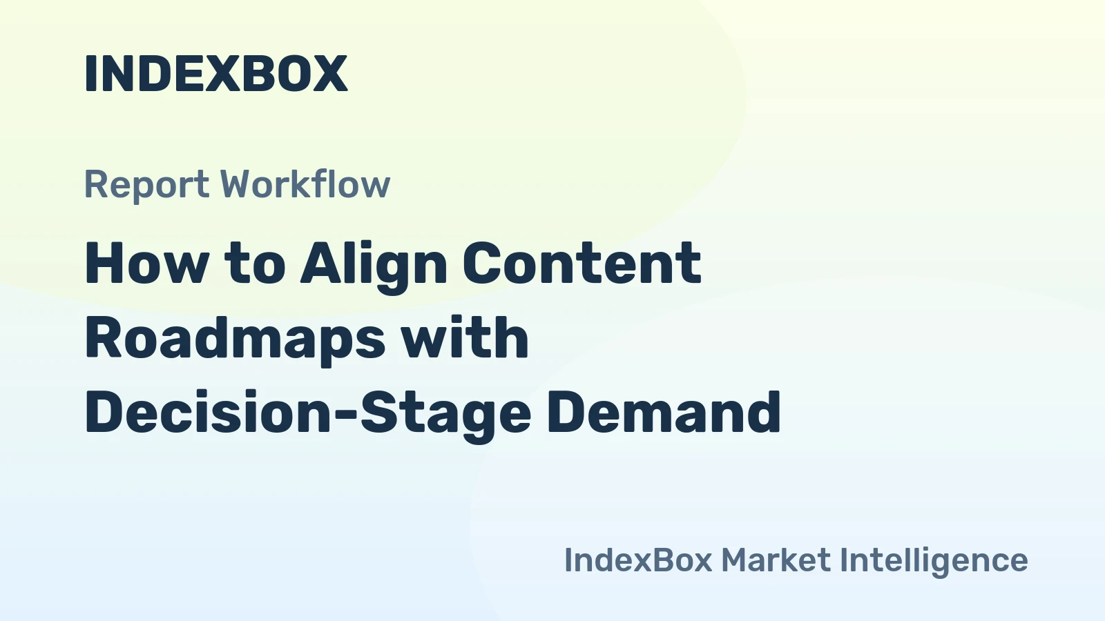 How to Align Content Roadmaps with Decision-Stage Demand