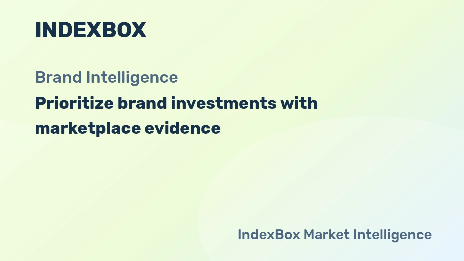How to Anchor Brand Investment Decisions with Marketplace Evidence