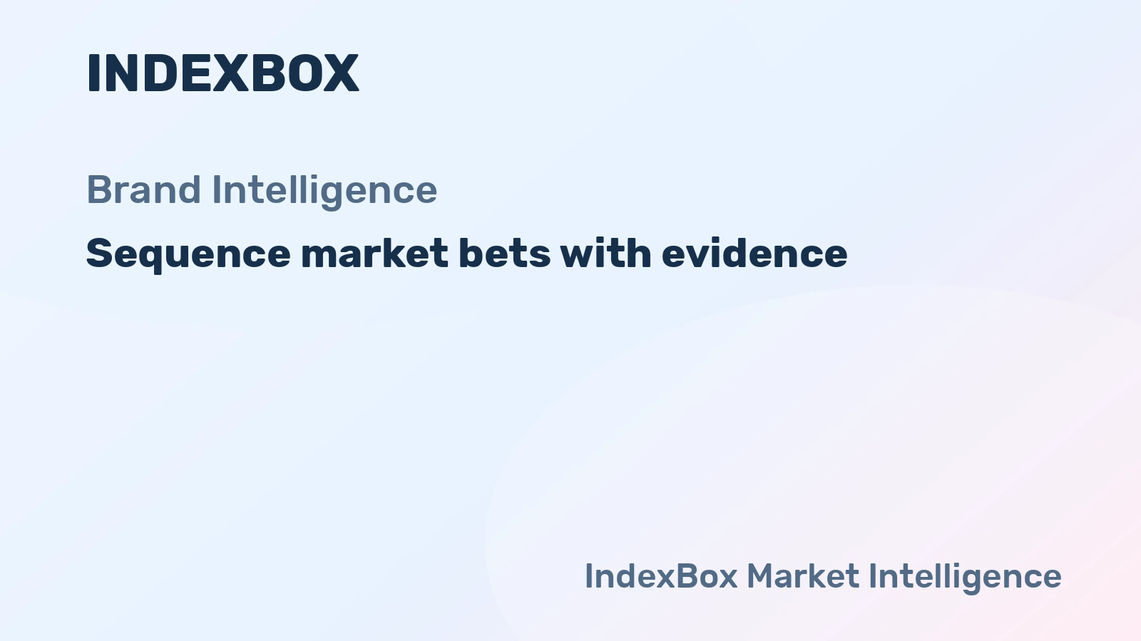 How to Sequence Market Bets with Table Evidence