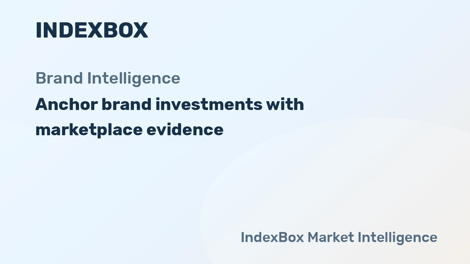 How to Anchor Brand Investment Decisions with Marketplace Evidence