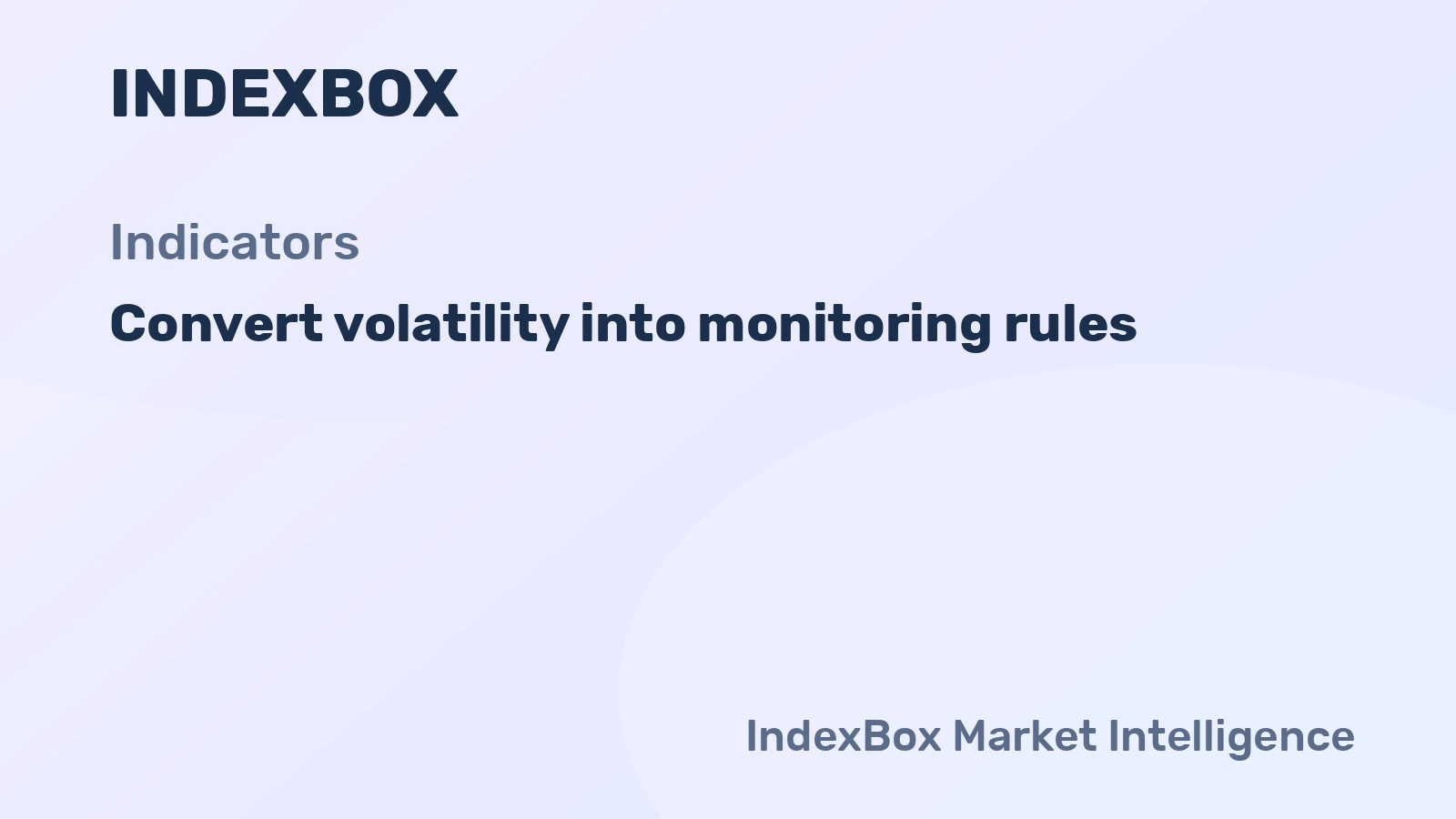 How to Set Risk Thresholds with Indicators Evidence