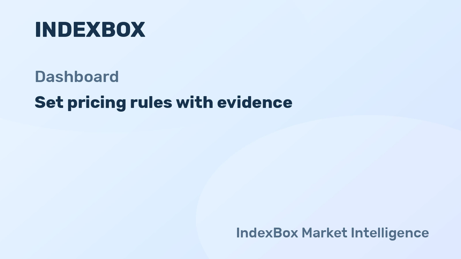 How to Set Market-Specific Pricing Rules with Dashboard Evidence