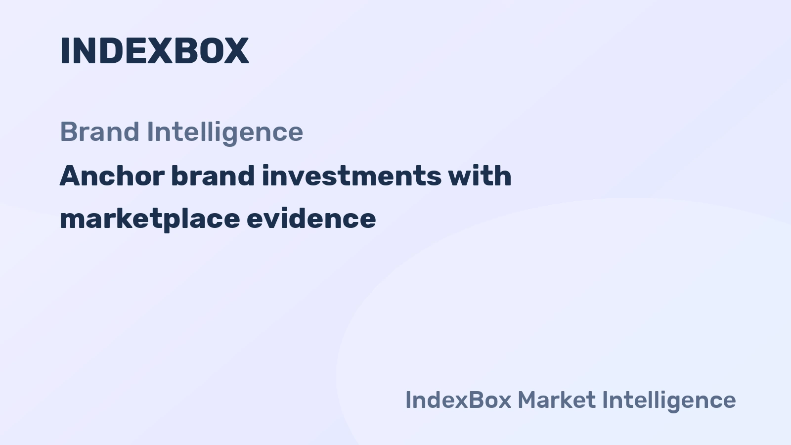 How to Anchor Brand Investment Decisions with Marketplace Evidence