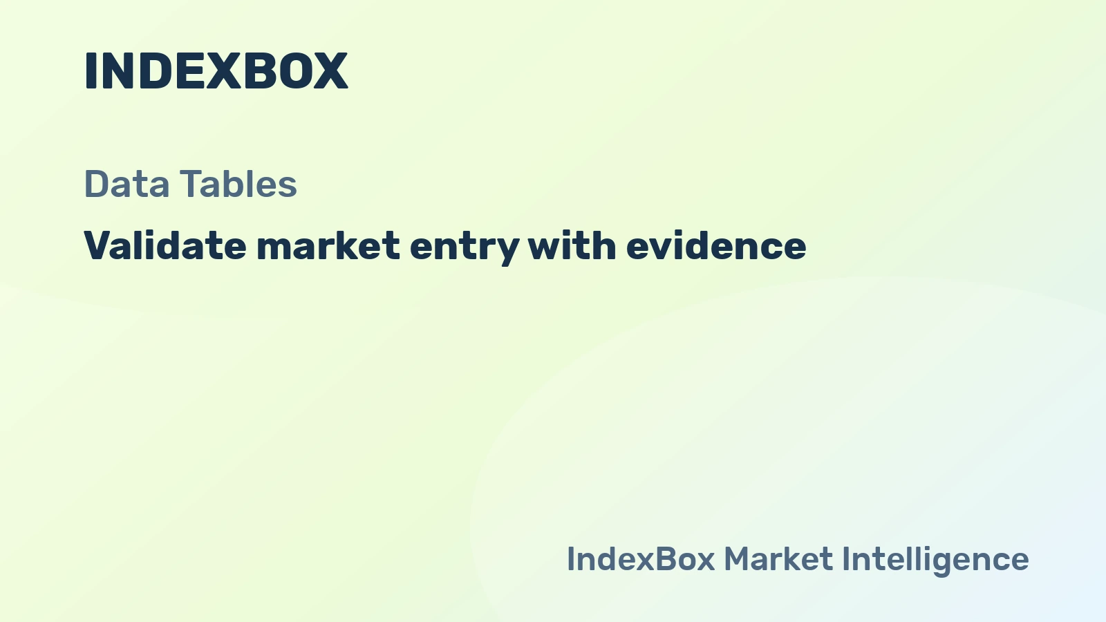 How to Validate Market Entry with Table Evidence with Startup Validation Data