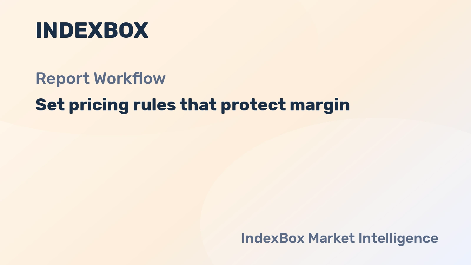 How to Set Market-Specific Pricing Rules with Report Evidence