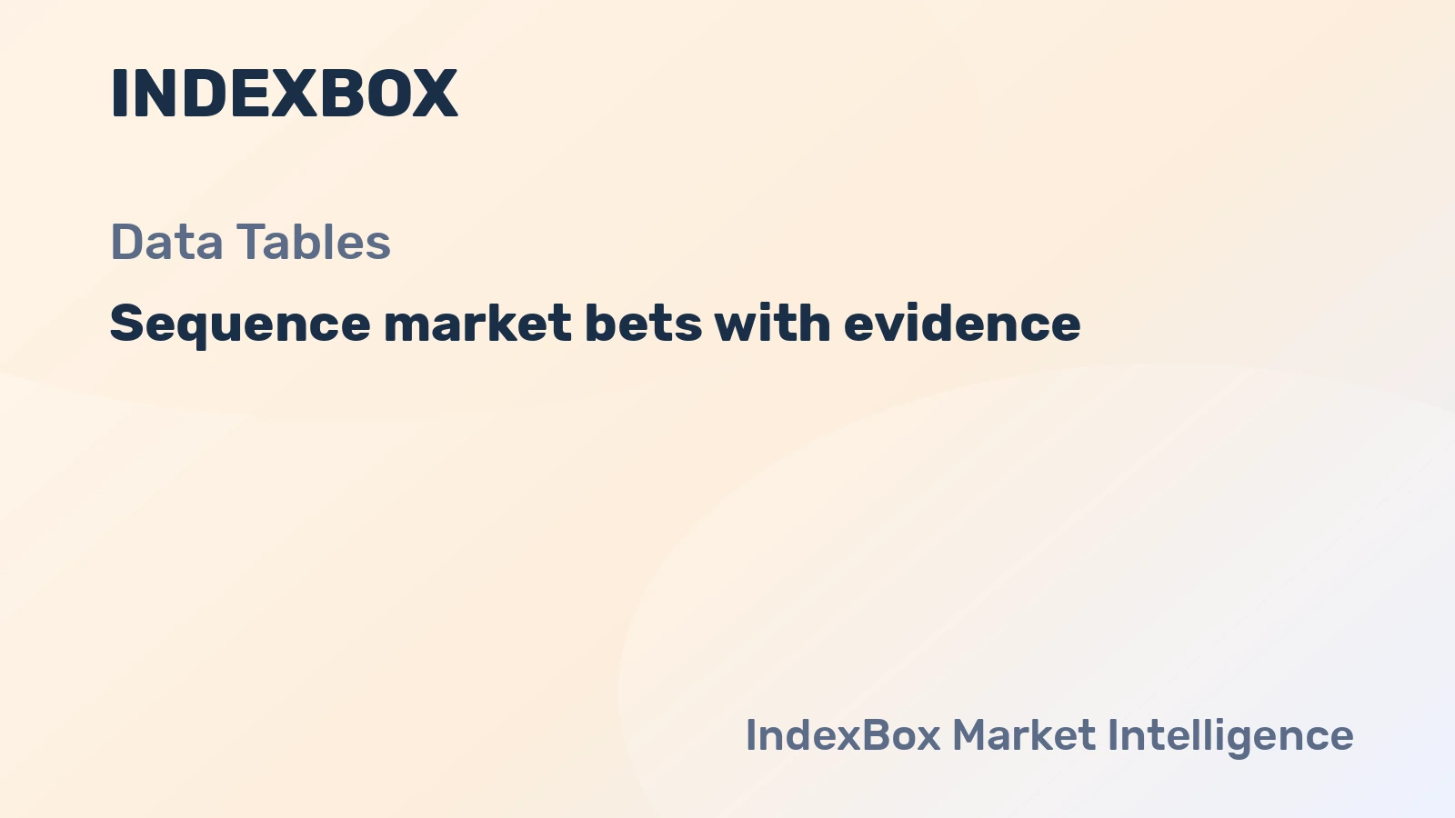 How to Validate Market Entry with Table Evidence