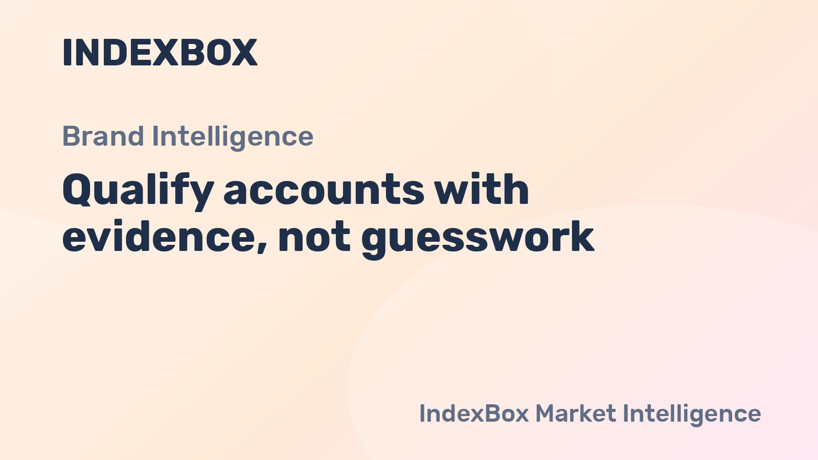 How to Build Market-Backed Account Qualification Routines