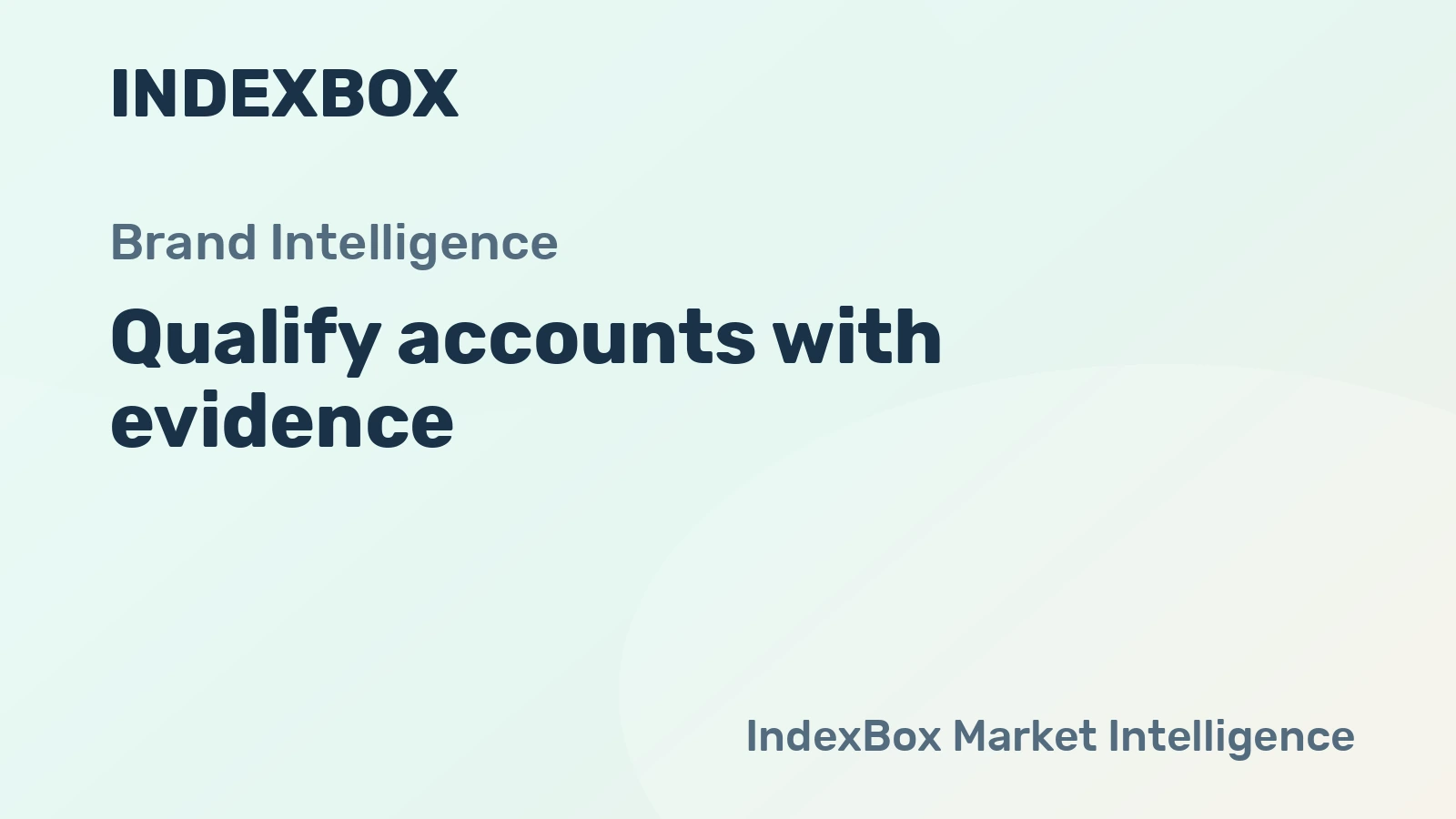 How to Build Market-Backed Account Qualification Routines